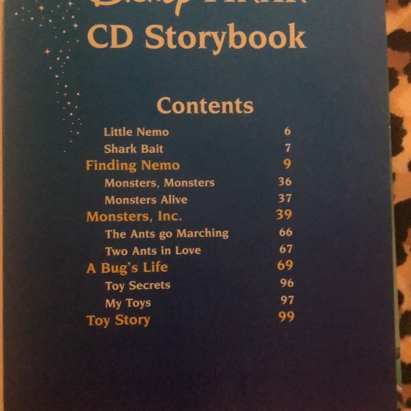 Disney | Toys | Disney Pixar Cd Storybook | Poshmark